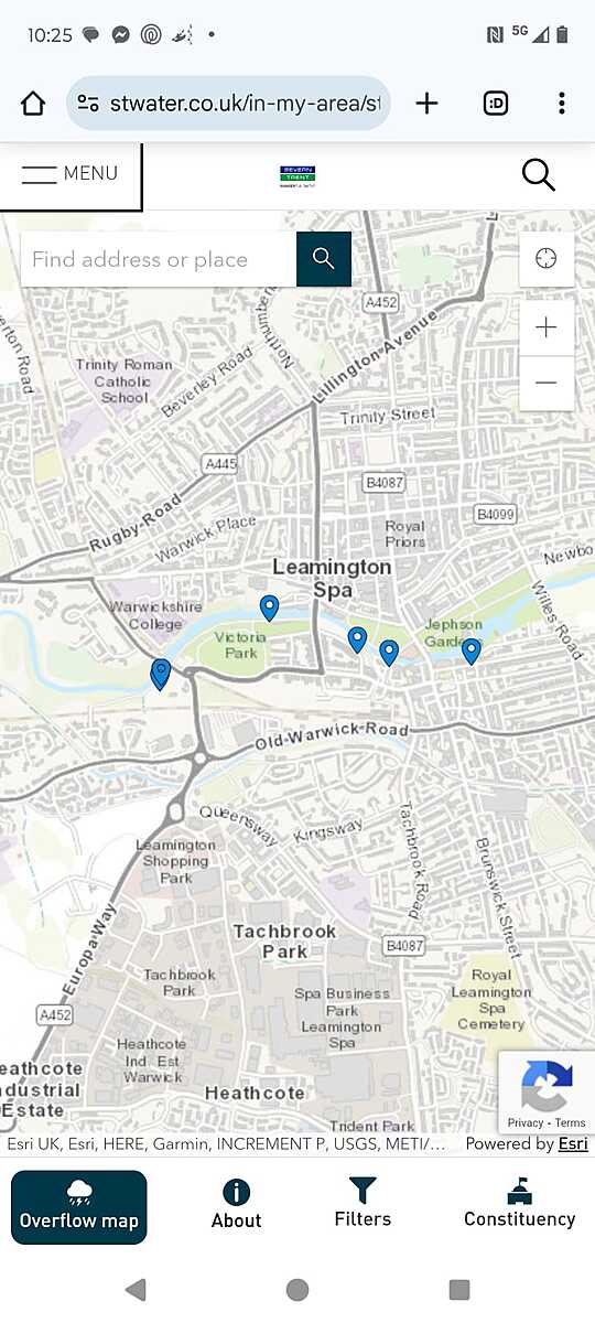 Water Quality Testing Data for River Leam North Bank RLSCC, River Leam ...